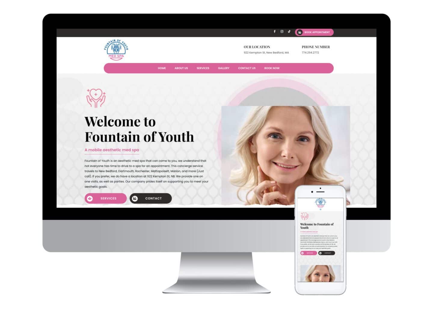 Fountain of Youth Website - Spectrum Marketing Group